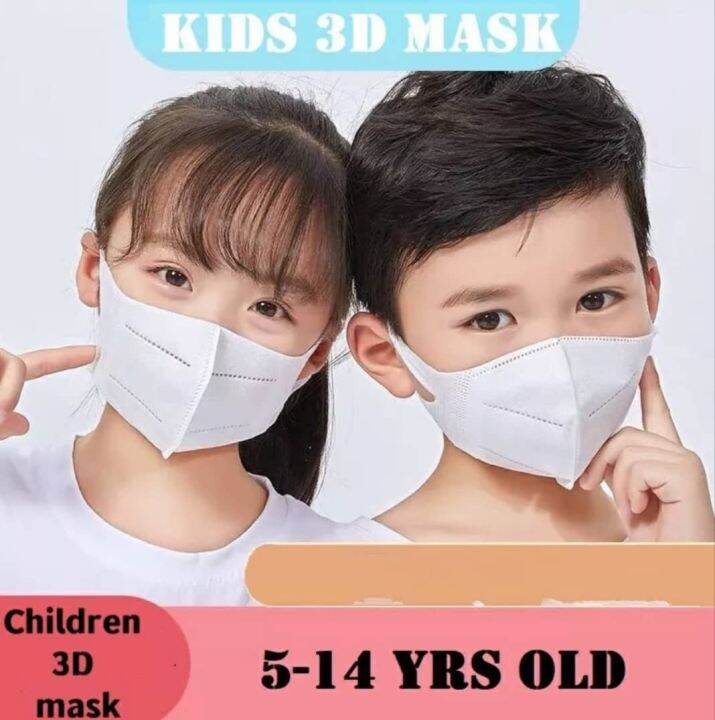 10pcs Mask for Kids 3d Mask kids Cartoon Face Mask With 3ply Filter ...