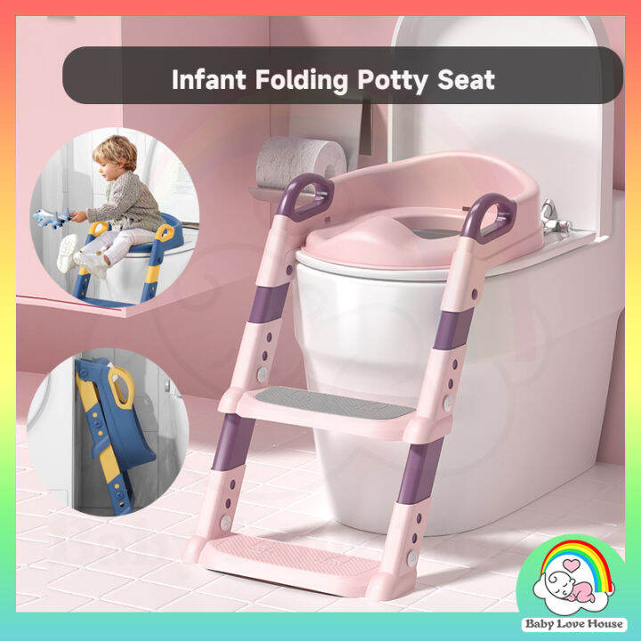 Foldable Potty Training Ladder Kids Toilet Ladder Toilet Bowl Potty ...