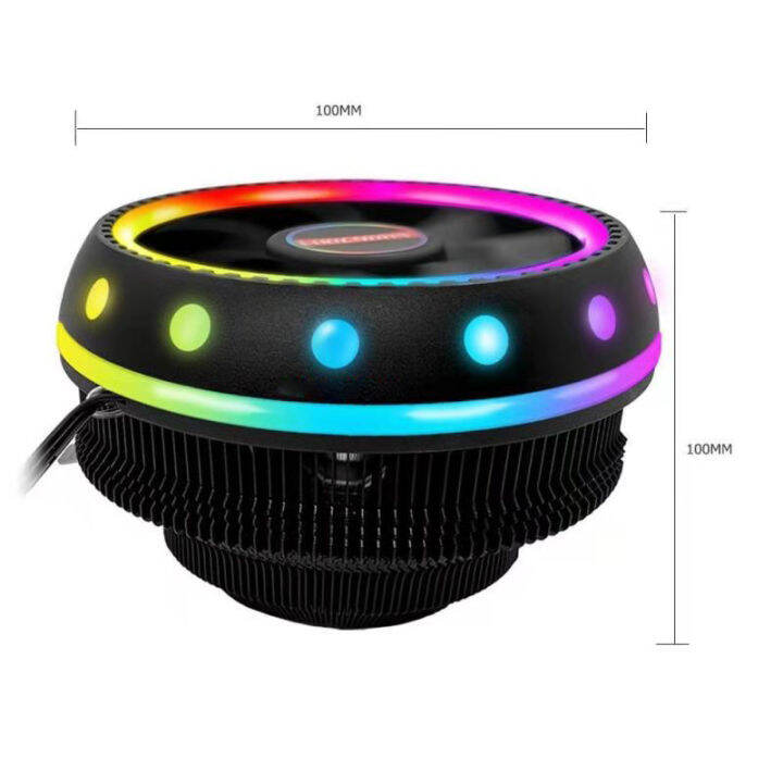 RGB Cool Design CPU Cooler with free thermal paste, Heatsink and Fan ...