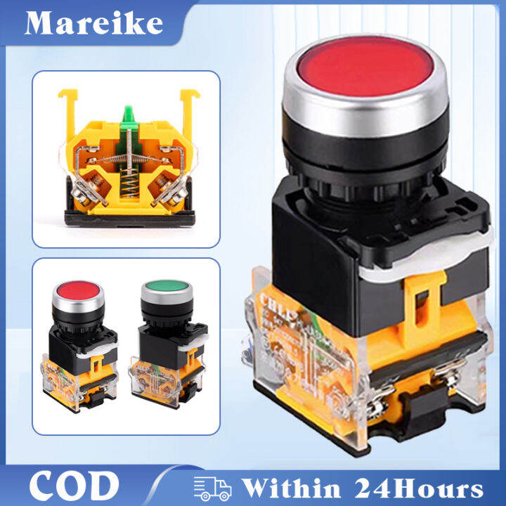 22mm Momentary Push Button Switch 1NO 1NC 10A | Lazada PH