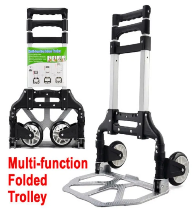 ORIGINAL HEAVY DUTY Multi-function Folded Trolley | Folding Hand Truck ...