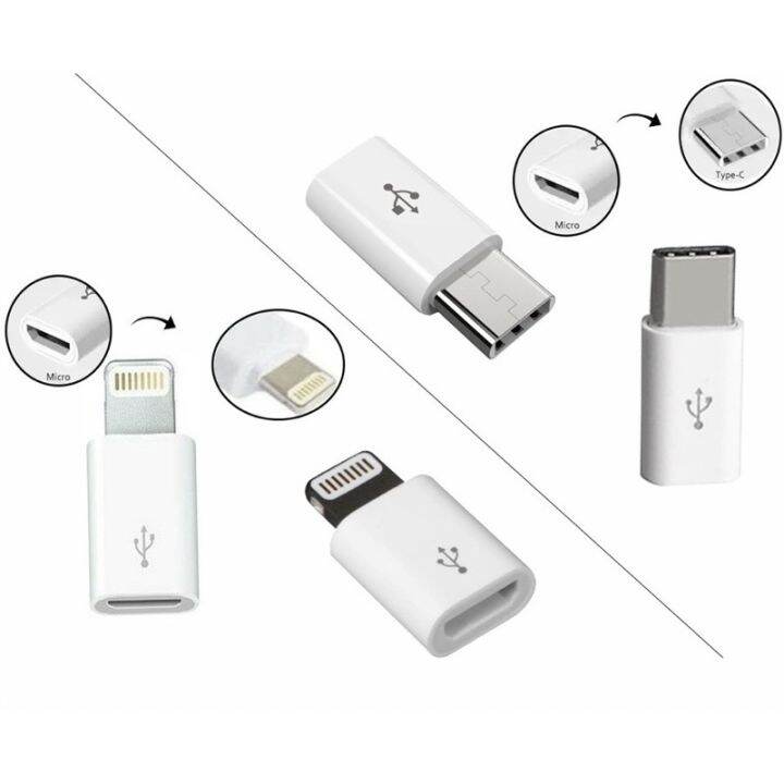Type C / Lightning Adapter connector Micro Usb To Usb 3.1 TYPE C ...