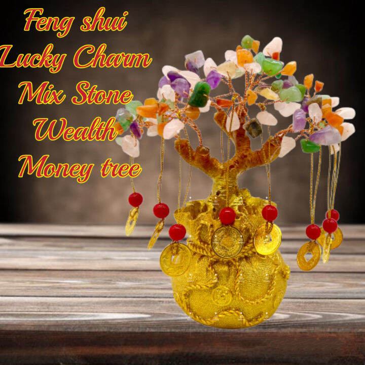 MONEY TREE GEMSTONE NEW (Small-Gold+Colors) | Lazada PH