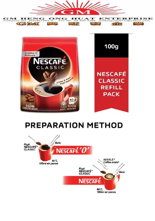 NESCAFE Classic Refill Pack (100g) | Lazada