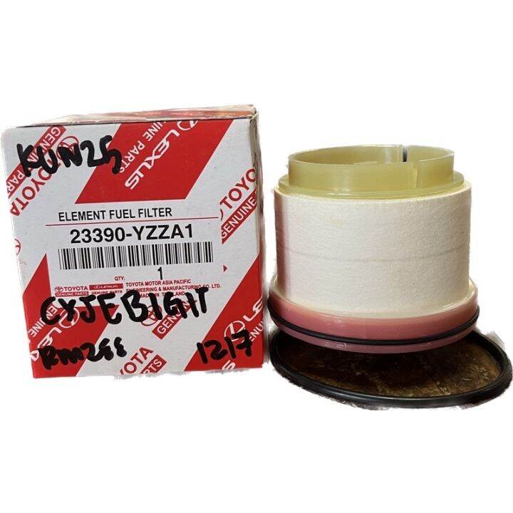 23390-YZZA1 100% ORIGINAL TOYOTA DIESEL FILTER FOR HILUX KUN25 | Lazada