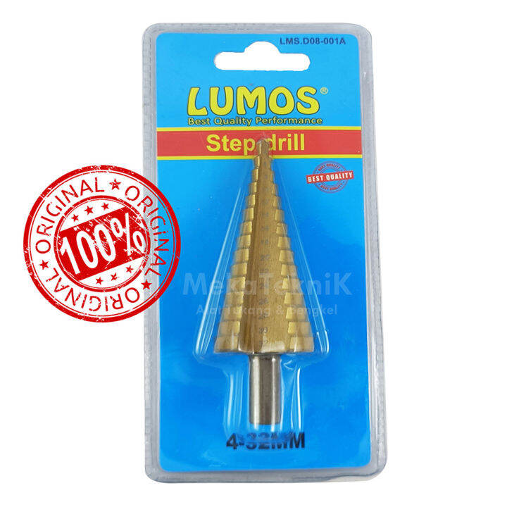 MATA BOR BESI MULTI UKURAN STEP 4MM - 32MM LUMOS / MATA BOR PAGODA ...