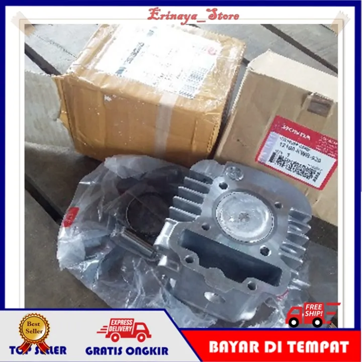 ORIGINAL AHM Silinder Blok Cylinder Block Seher Piston Motor Honda ...