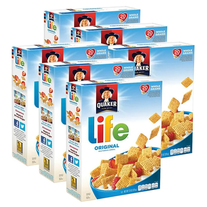 Quaker Life Original Cereal 6 Pack (513g per pack) | Lazada PH