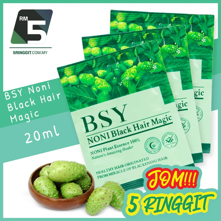 BSY Noni Black Hair Magic (2 PCS) | Lazada