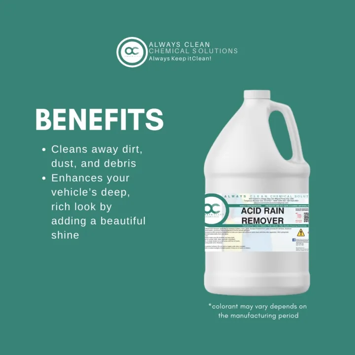 ACID RAIN WATERMARK REMOVER 250ml SPRAY BOTTLE (WATERMARKS REMOVER ...