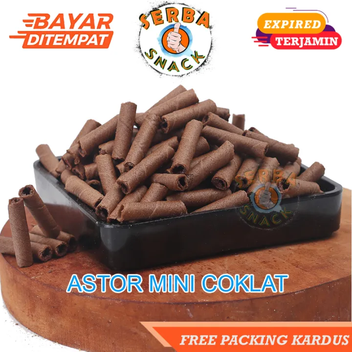 Stik Astor Mini Kiloan Barcelona 250g Makanan Anak Coklat Strawberry ...