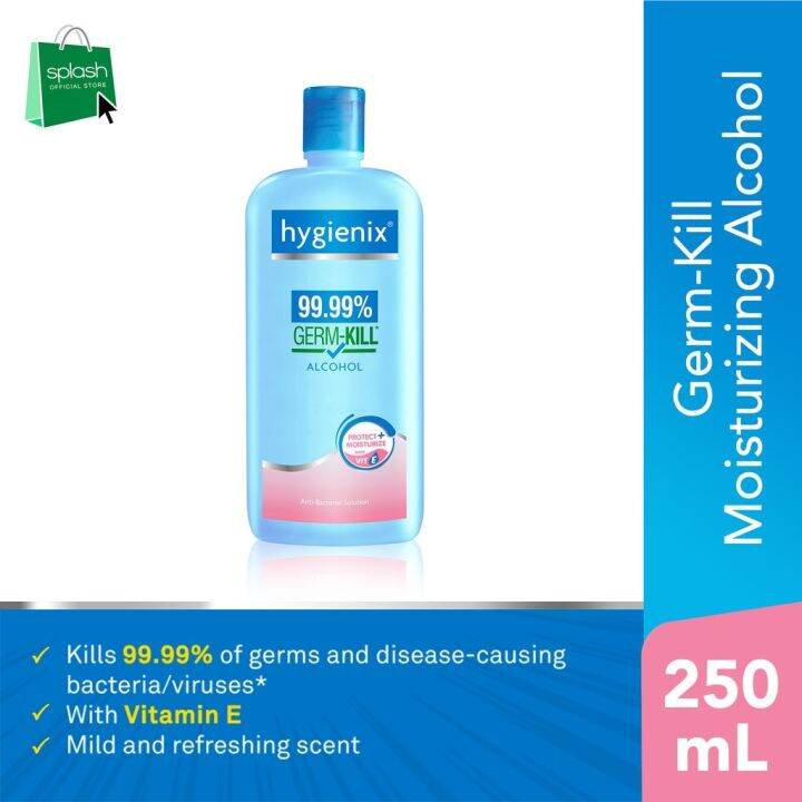 Hygienix Germ Kill Alcohol with Moisturizer 250mL | Lazada PH