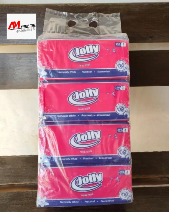 Jolly Facial Softpack 250's Multipack isi 4 | Lazada Indonesia
