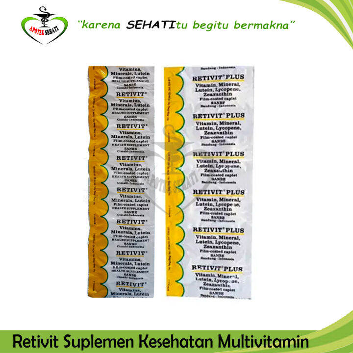 Retivit Tablet Vitamin Mata Retivit Plus Menjaga Kesehatan Mata ...