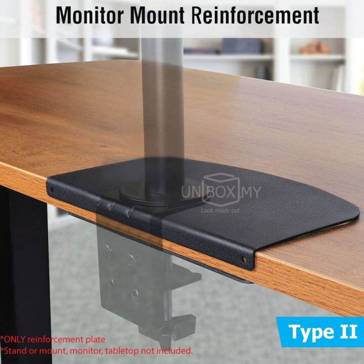 (มีของพร้อมส่ง) Monitor Arm Reinforcement Plate (แผ่นรองขาจอแบบหนีบกับ ...