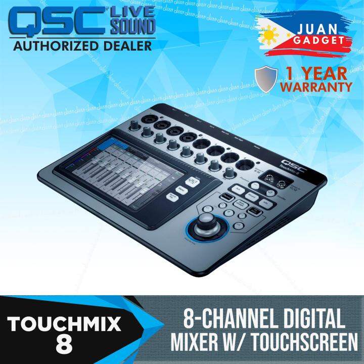 QSC TouchMix-8 Compact Digital Mixer with Touchscreen | JG Superstore ...