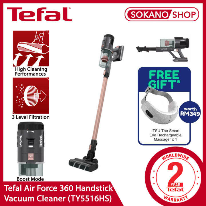 Tefal Handstick Vacuum Cleaner TY5516 High Performances & Lightness ...