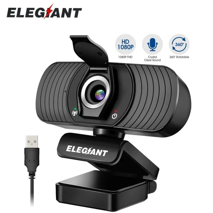 ELEGIANT EGC-C01 Mini Webcam 1080P HD Web Camera PC Gamer Computer ...