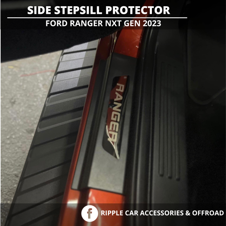 Ford Ranger Door Side Stepsill Door Guard Anti Scratch Scuff Plate ...