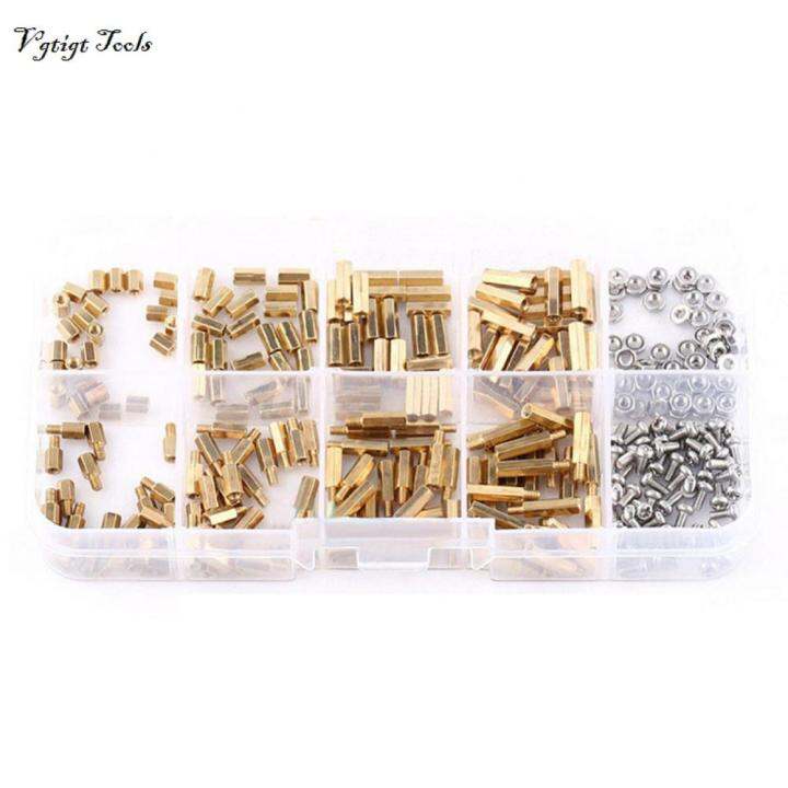 VGTIGT Brass PCB Spacer Standoff Pillar Spacer Kit Stand Off Kit ...