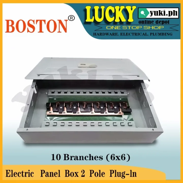 ELECTRIC PANEL BOX 2 POLE PLUG IN (2 /4 /6 /8 /10 BRANCHES) BOSTON ...