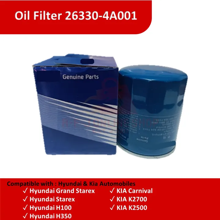 Oil Filter (26330-4A001) for Hyundai Grand Starex / H100; KIA Carnival ...