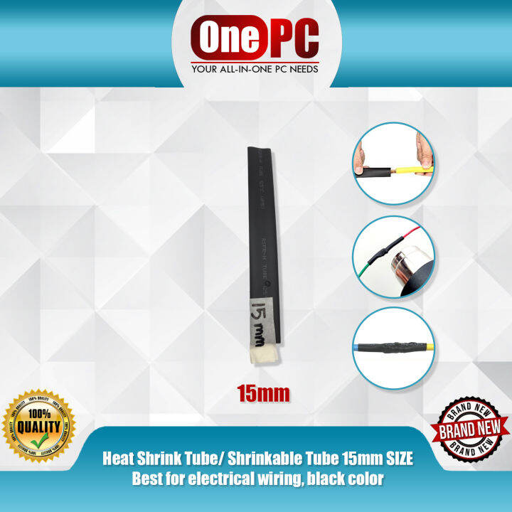 Heat Shrink Tube/ Shrinkable Tube 15mm SIZE, Best for electrical wiring ...