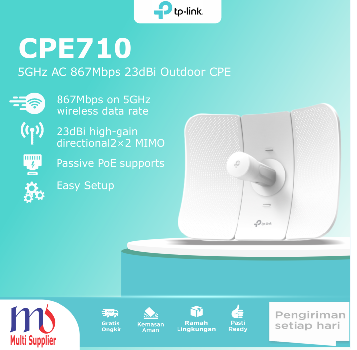 TP-Link CPE710 5GHz AC 867Mbps 23dBi Outdoor CPE | Lazada Indonesia