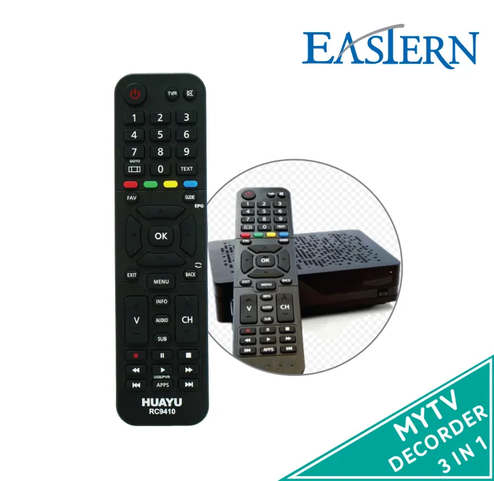 EASTERN Universal Replacement MYTV Decoder Remote Control HDTV DVBT2 ...