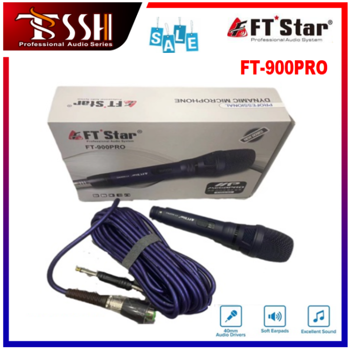 original installation MEGAPRO FT-900PRO vocal wired microphone | Lazada PH