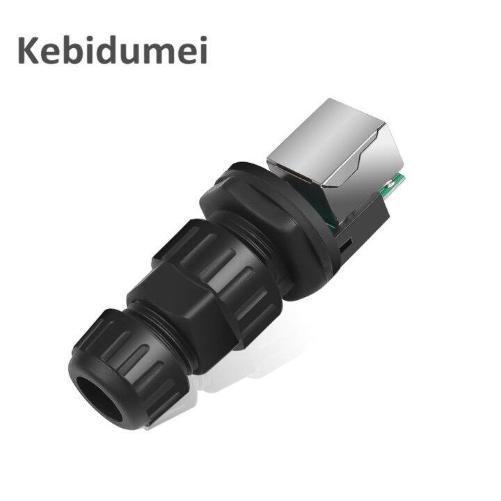 Kebidumei IP68 Waterproof RJ45 Connectors M19 adapter Plug Panel Mount ...
