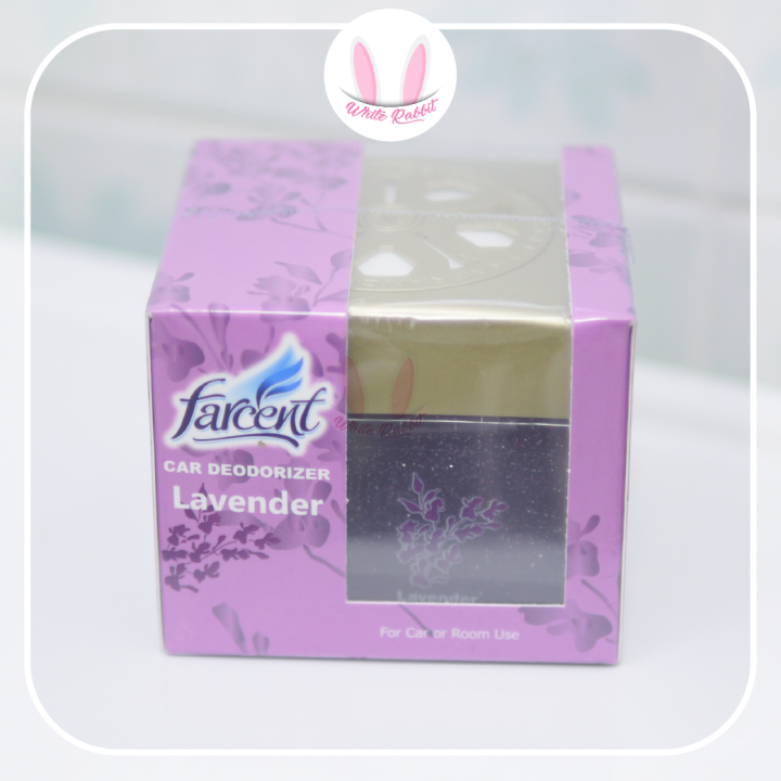 เจลน้ำหอมดับกลิ่นในรถยนต์ FARCENT ปรับอากาศรูปไข่คาร์โม กลิ่นลาเวนเดอร์ | Lazada.co.th