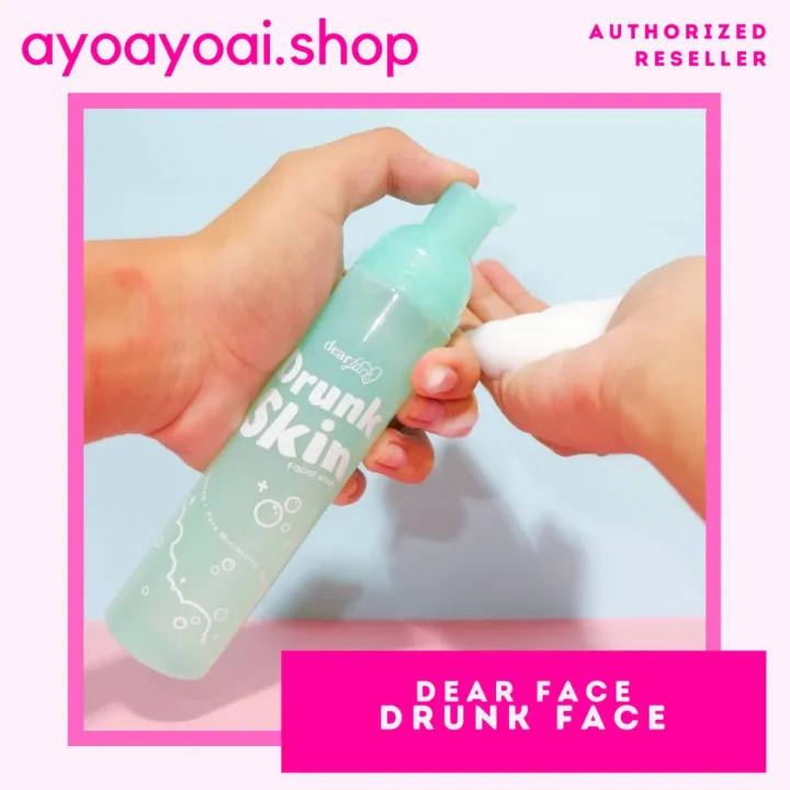 Dear Face Drunk Skin Facial Foam Facial wash | Lazada PH