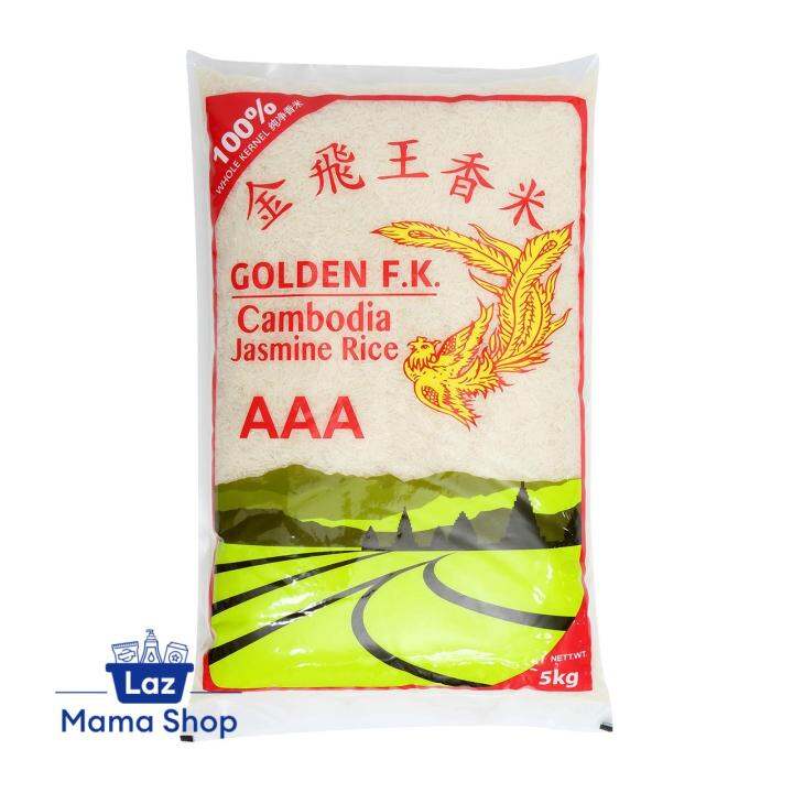 Golden F.K. Cambodia Jasmine Rice 5 KG (Laz Mama Shop) | Lazada Singapore