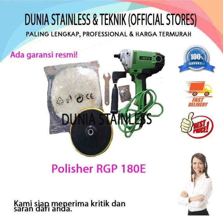 Mesin Poles Polisher RYU RGP 180E alat alat teknik bengkel besi ...