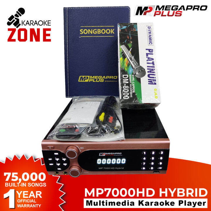 Megapro Plus MP 7000 HD / Hybrid Karaoke Player / 1TB HDD Player / with ...