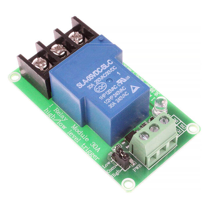 1-channel 30A Relay Home Appliance High Low Level Trigger Control ...