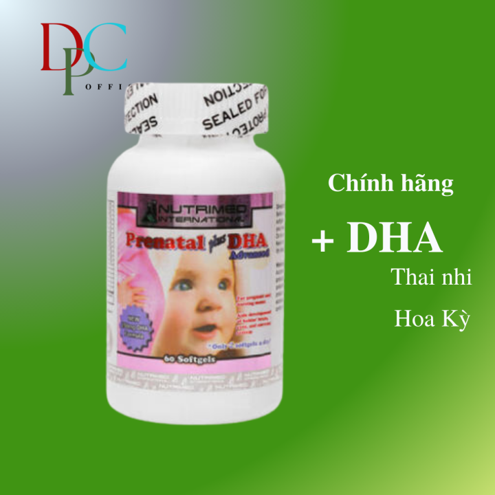 NMI PRENATAL PLUS DHA hỗ trợ Bổ sung Omega 3 (DHA , EPA), cùng một số ...