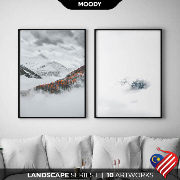 MOODY LANDSCAPE Framed Photographic Poster Series 1 | LANDSCAPE Poster ...
