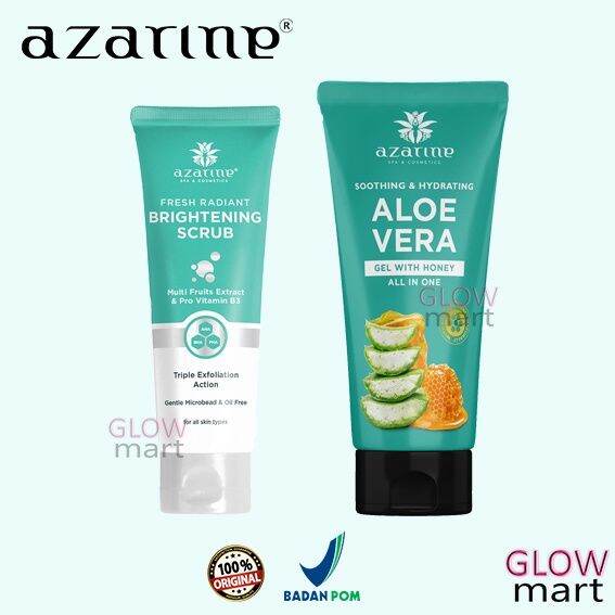 AZARINE Herbal Essential Fresh Radiant Brightening Scrub | Aloe Vera ...