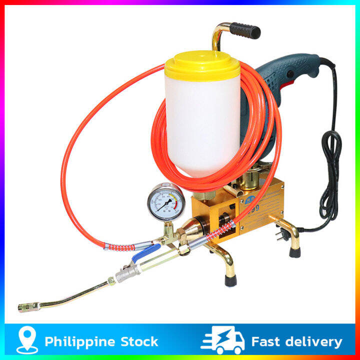 Electric Epoxy Injection Piston Pump Polyurethane Foam Grouting Steel ...