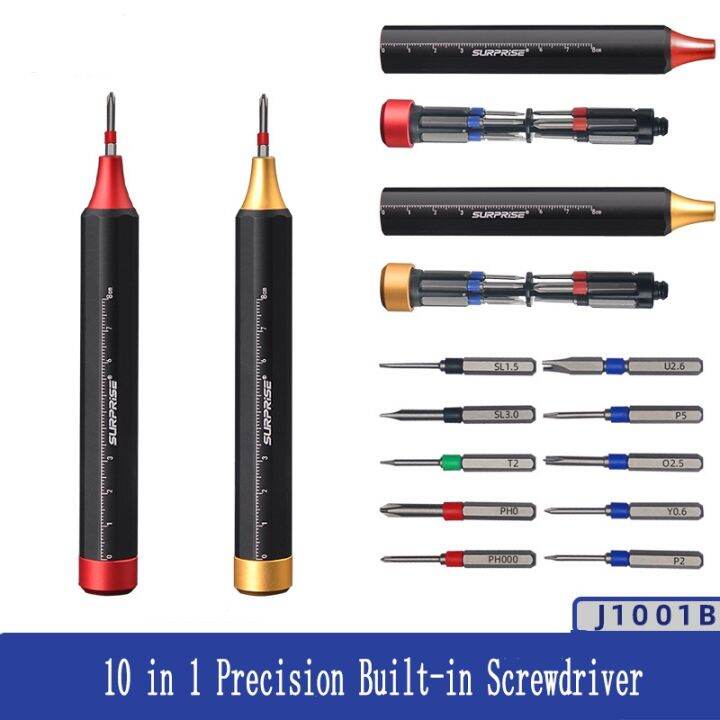 {SAVAGE Hardware Tools} J1001-B 10 in 1 Precision Screwdriver Set S2 ...