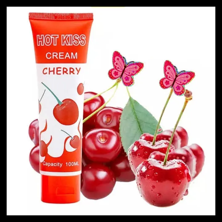 Jacolls 100ml Hotkiss Fruity Flavored Cherry Lubricating Cream Edible