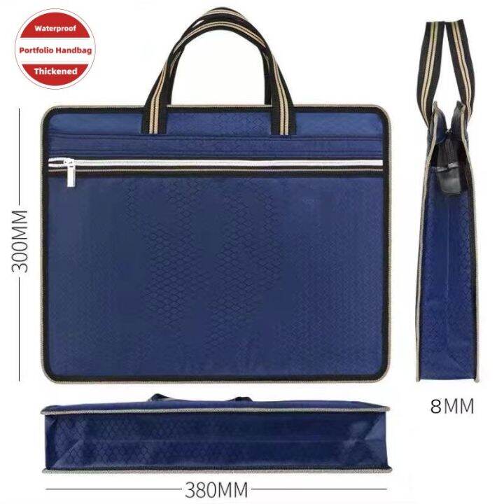 Portfolio Seminar Bag Waterproof Briefcase File Bags Artist Drafting ...