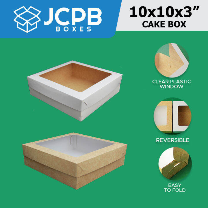 10x10x3 Inch Cake Box | Lazada PH