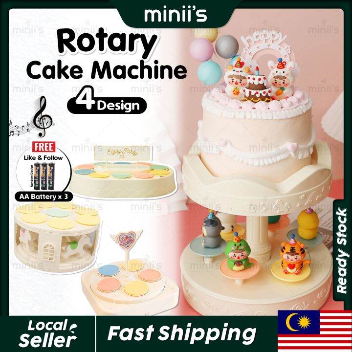 MINIIS PARTY Go Round Party Rotary Cake Machine Dessert Machine ...