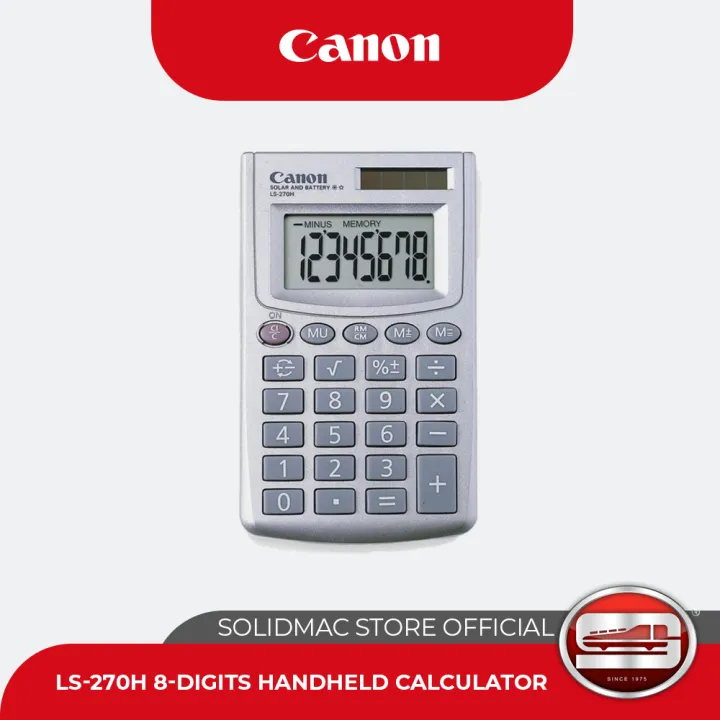 Canon LS-270H Handheld Calculators | Lazada PH