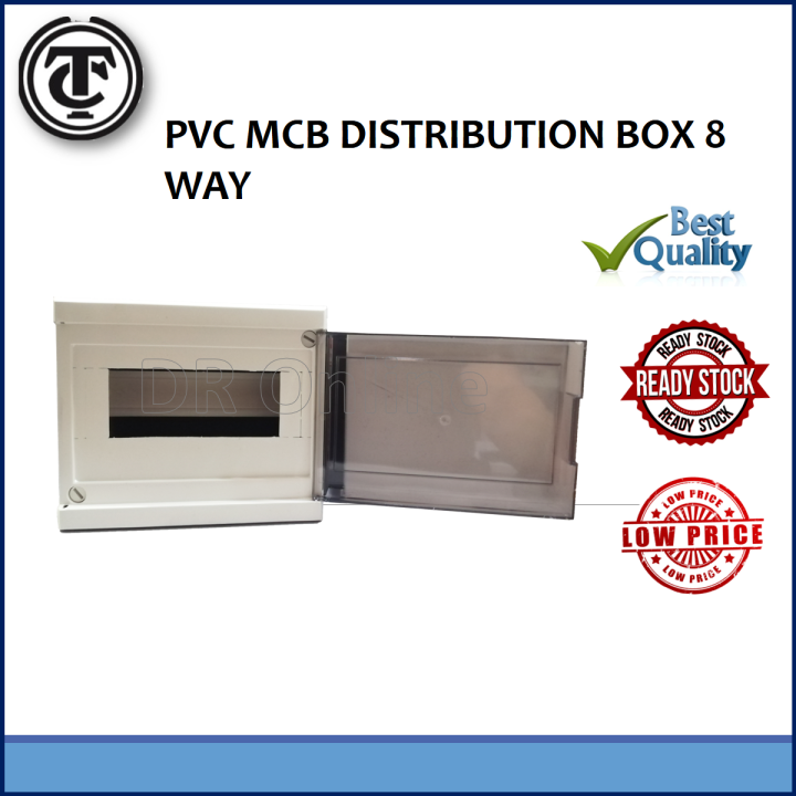 TC MCB PVC DB Box / MCB Distribution Box , 8Way, PVC | Lazada TC MCB PVC DB Box / MCB Distribution Box , 8Way, PVC | Lazada