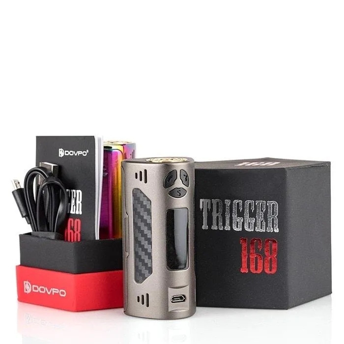 MOD VAPOR VAPE - DOVPO TRIGGER 168W BOX MOD SILVER PROMO | Lazada Indonesia