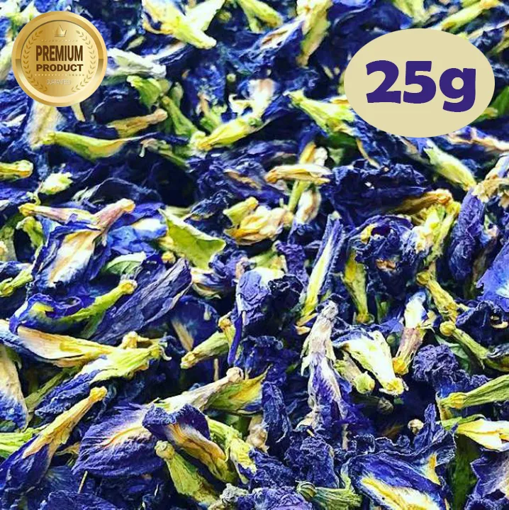 Butterfly Pea Flower Tea Bunga Telang Teh 25g | Lazada